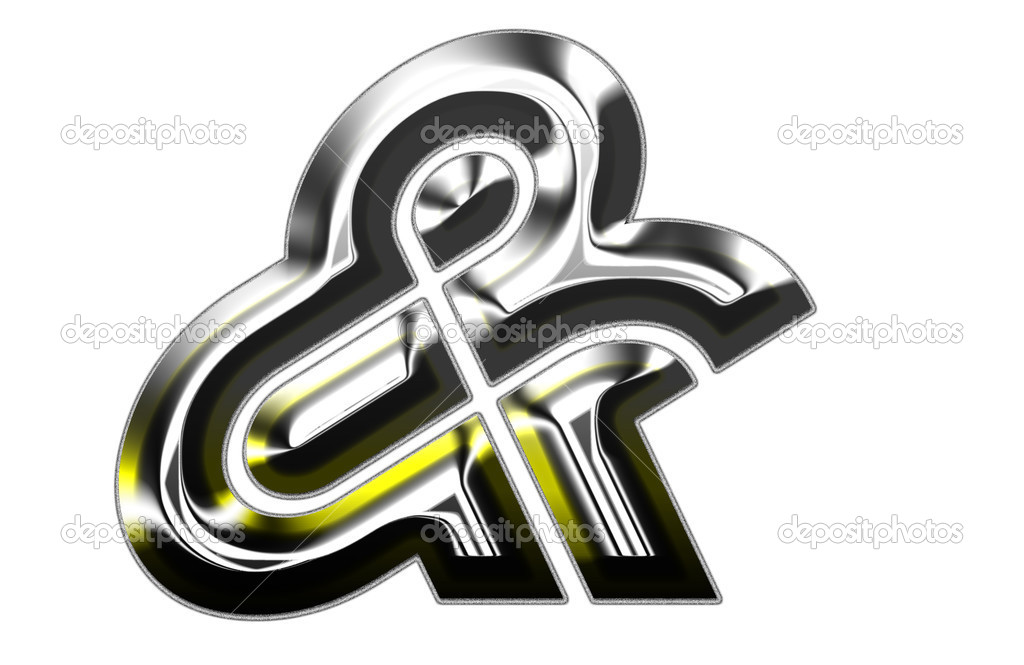 3d silver font Stock Photo by ©aroas 34579861