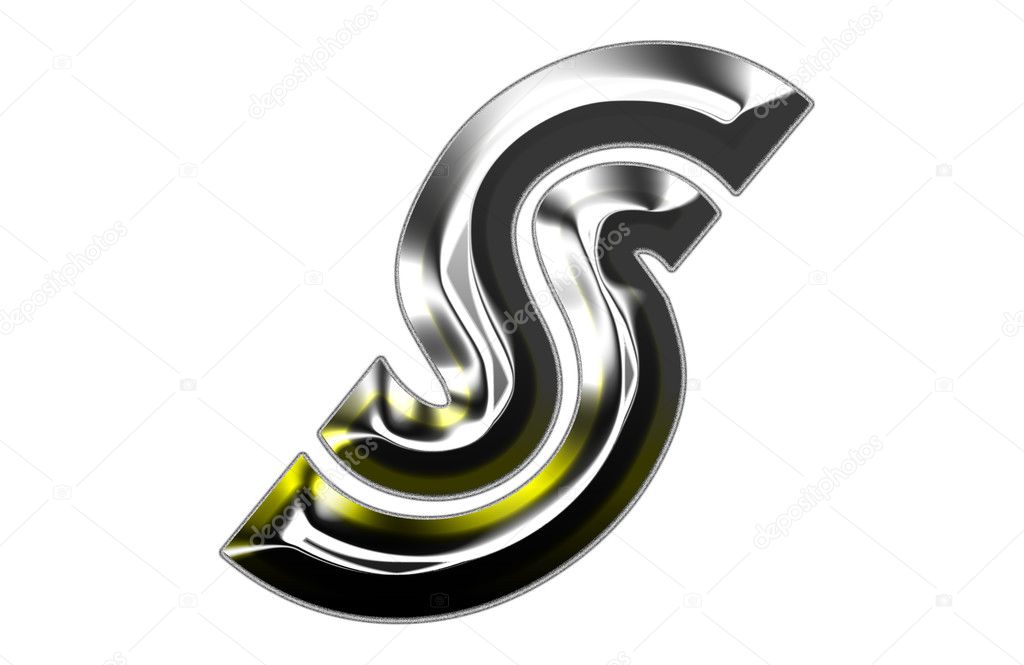 3d silver font Stock Photo by ©aroas 34580609