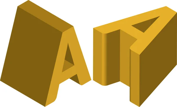 Isometric Letter Template Creating Logos Emblems Monograms Black White ...