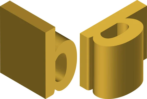 Isometric Letter Template Creating Logos Emblems Monograms Black White ...