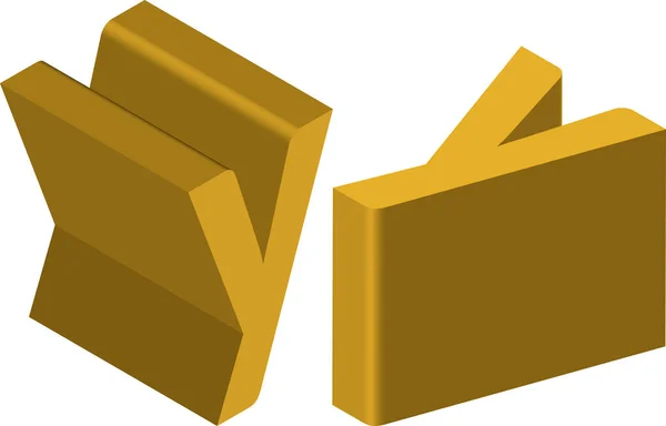 Isometric Letter Template Creating Logos Emblems Monograms Black White ...