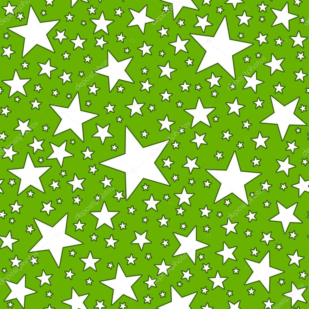 Lime Green Star Background