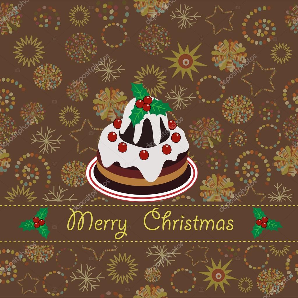 Christmas cake Stock Vector Image by ©rodicabruma #13300223