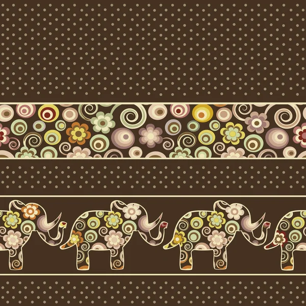 Indian Elephant Border