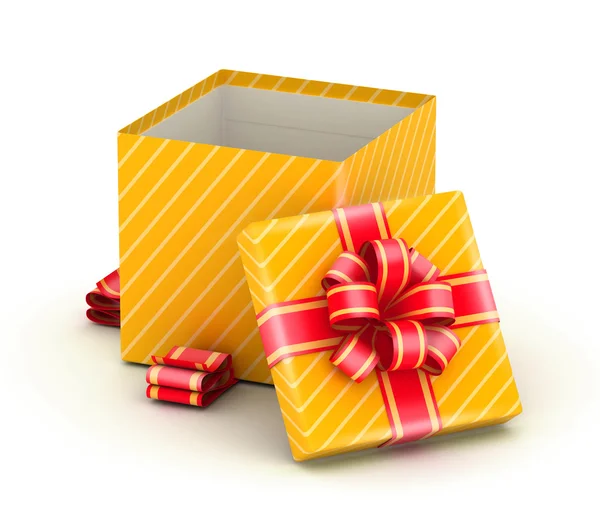 Open gold gift box Stock Photo by ©iunewind 26106691