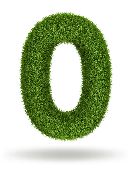 Grass letter O — Stock Photo © sserg_dibrova #9101747