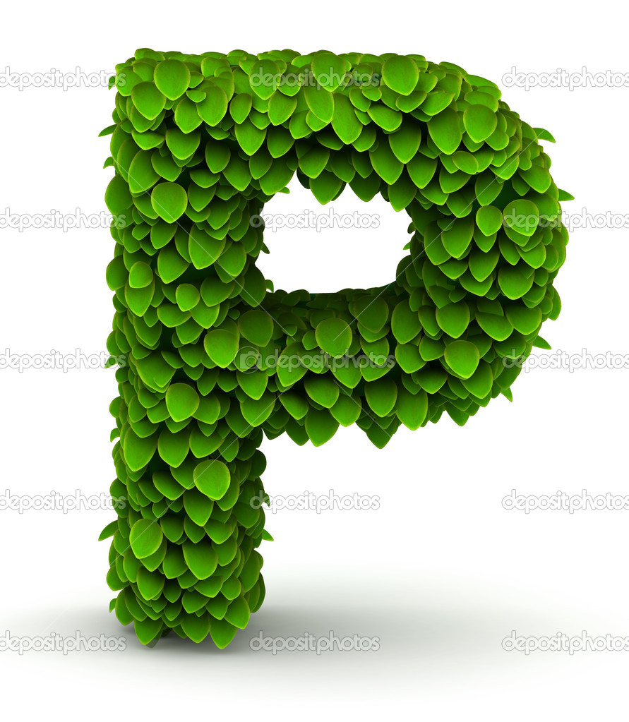 Hojas letra P: fotografía de stock © iunewind #29211111 | Depositphotos
