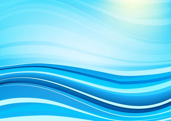 Blue and white waves background ⬇ Vector Image by © iunewind | Vector ...