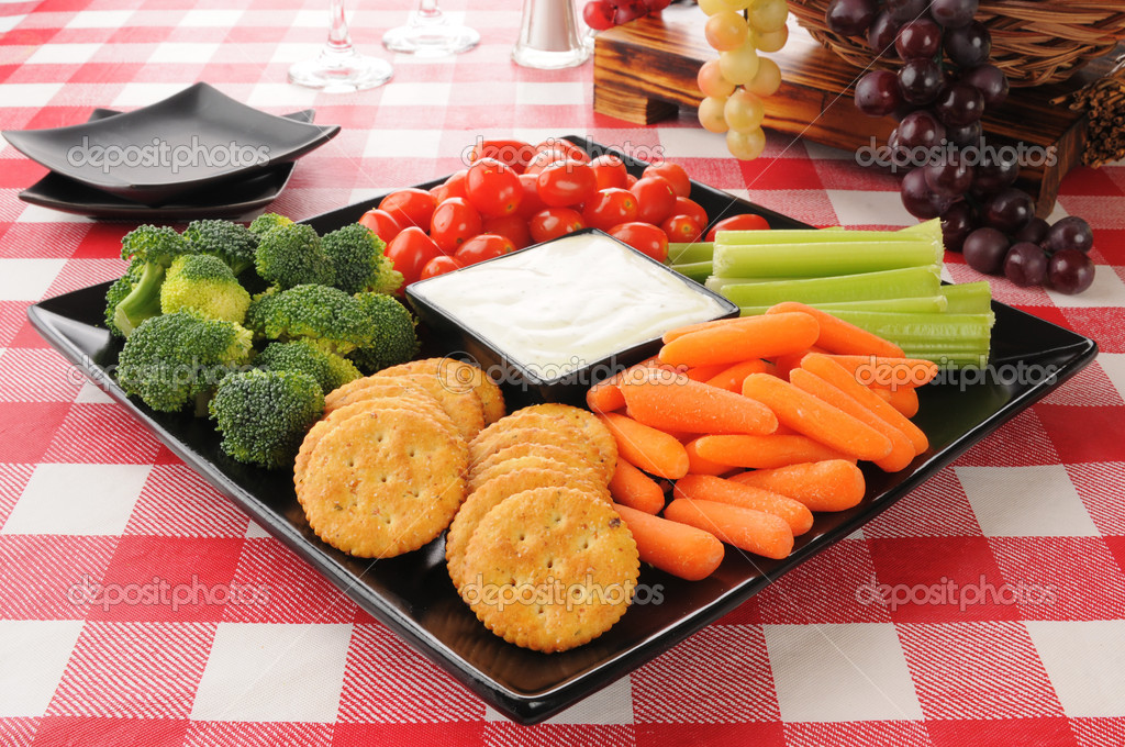Healthy snack tray — Stock Photo © MSPhotographic #15744911