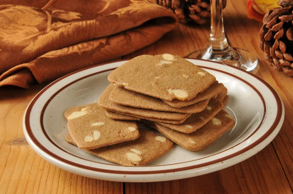 Belgian Almond Thin Cookies — Stock Photo © MSPhotographic #37469179