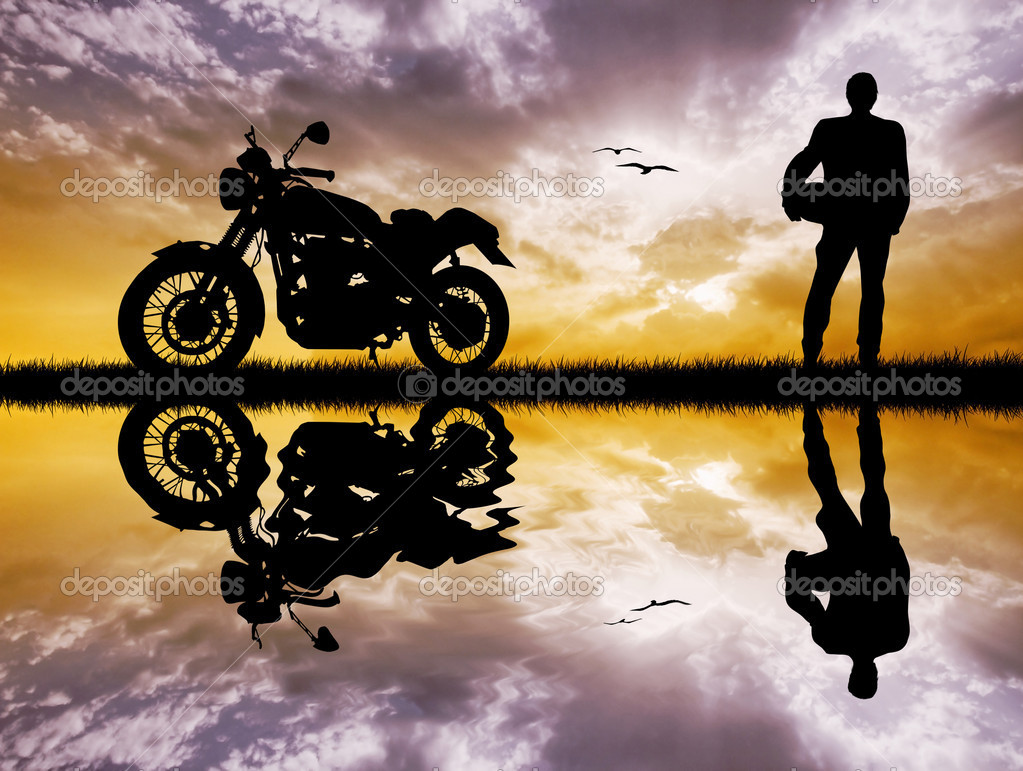 Motorcyclist — Stock Photo © adrenalina #19077623