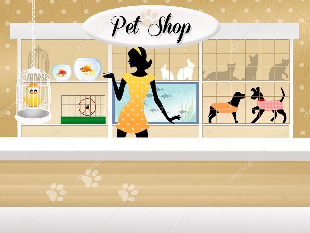 Pet shop Stock Illustration by ©adrenalina #39790523