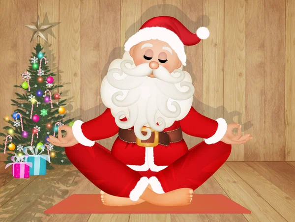 Santa yoga cartoon Stock Photos, Royalty Free Santa yoga cartoon Images ...