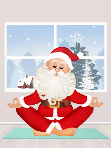 Santa yoga cartoon Stock Photos, Royalty Free Santa yoga cartoon Images ...