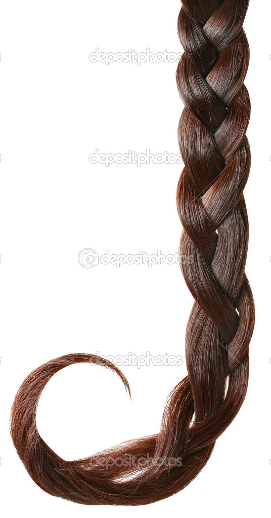 Braid isolated on white. — Stock Photo © LuGrish #41086169