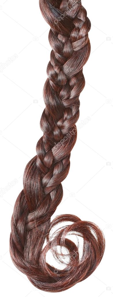 Braid isolated on white. Stock Photo by ©LuGrish 41087335