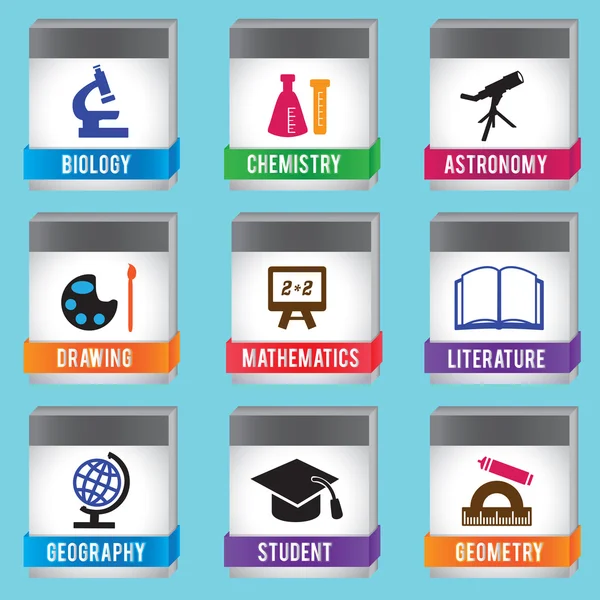 Concept of education and science — Stock Vector © enotmaks #11785619