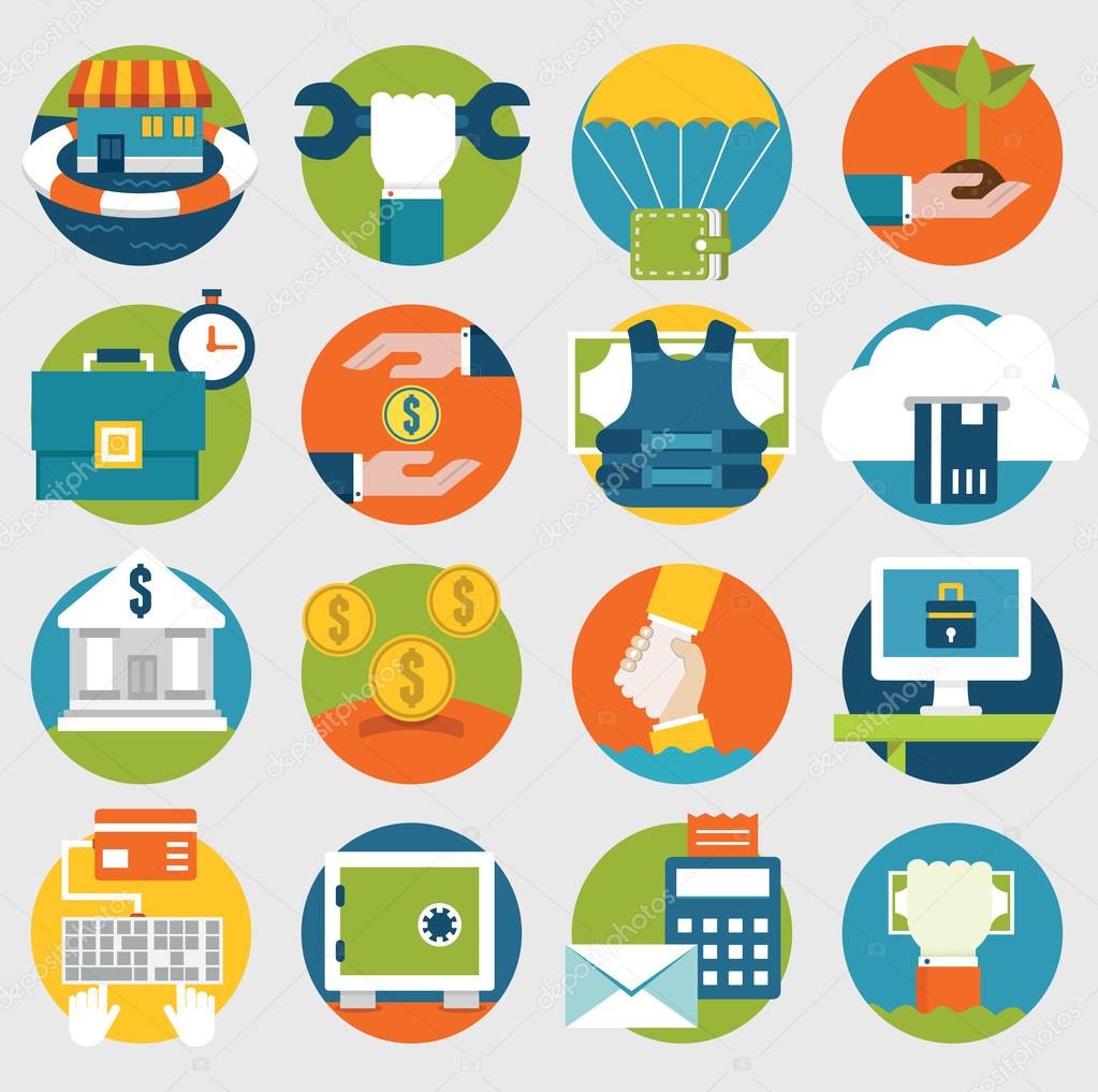 Vector Commerce and Savings icons for design — Stock Vector © enotmaks ...