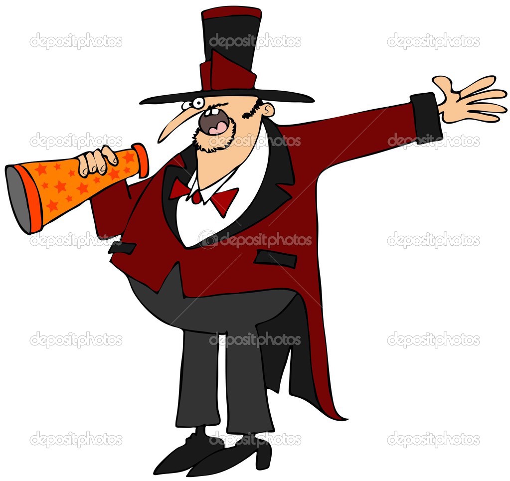 Circus Ringmaster Cartoon