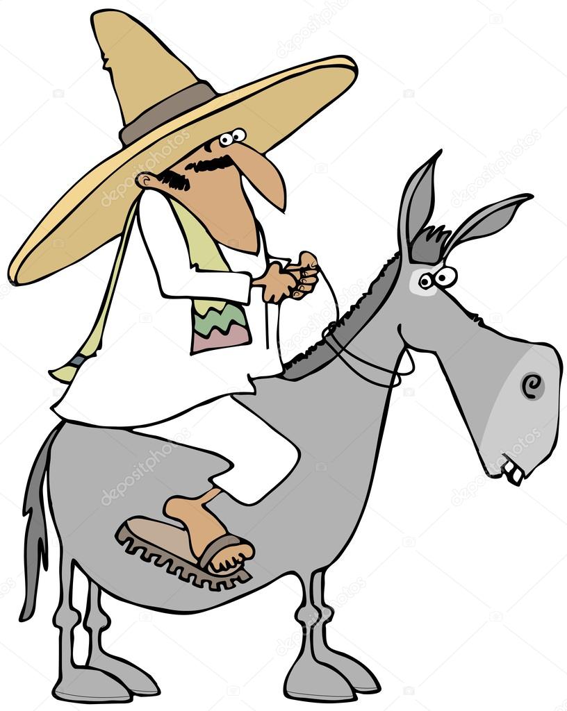 Mexican Burro Cartoon
