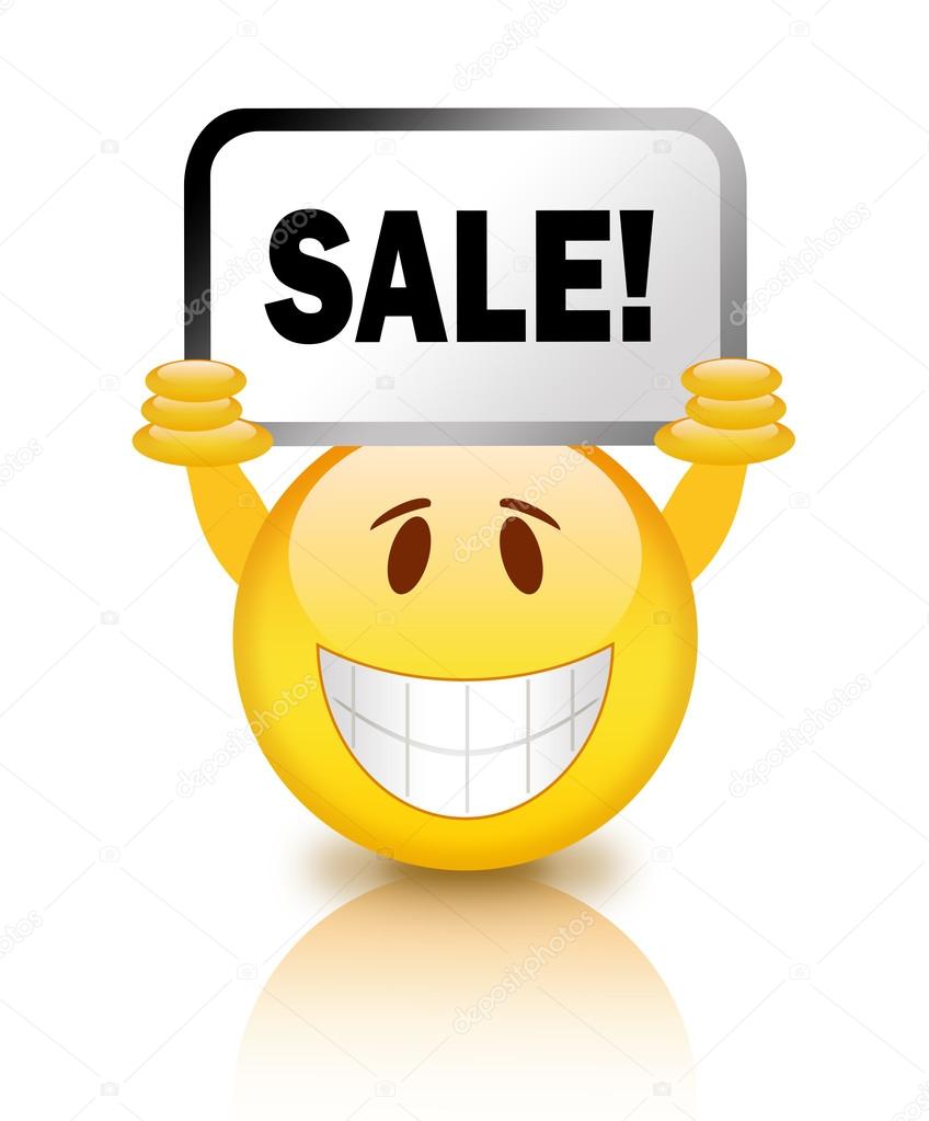 Verkauf-smiley — Stockfoto © Arcady #18523415