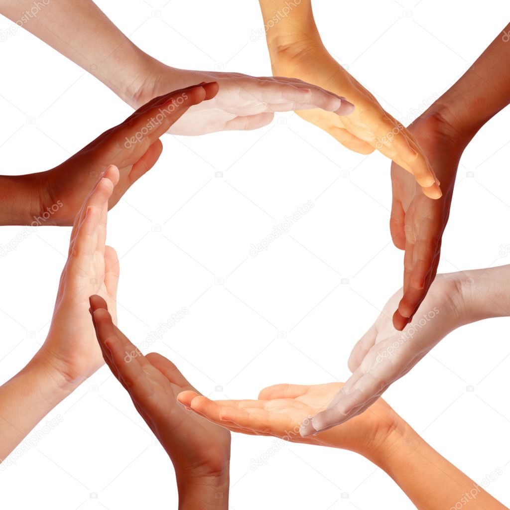 Handen cirkel — Stock Photo © Arcady #24239305