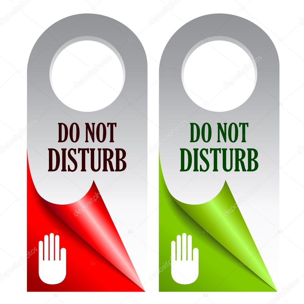 Do Not Disturb — Stock Vector © Arcady 34399929