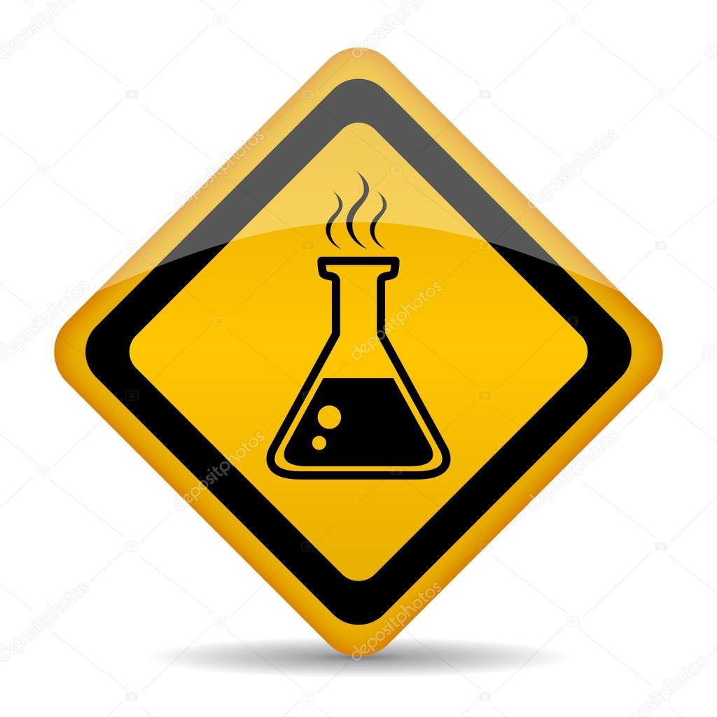 Signo químico de peligro vector, gráfico vectorial © Arcady imagen ...