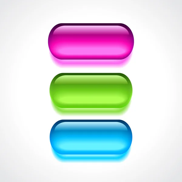 Vector glass square buttons Stock Vector Image by ©Arcady #13652991