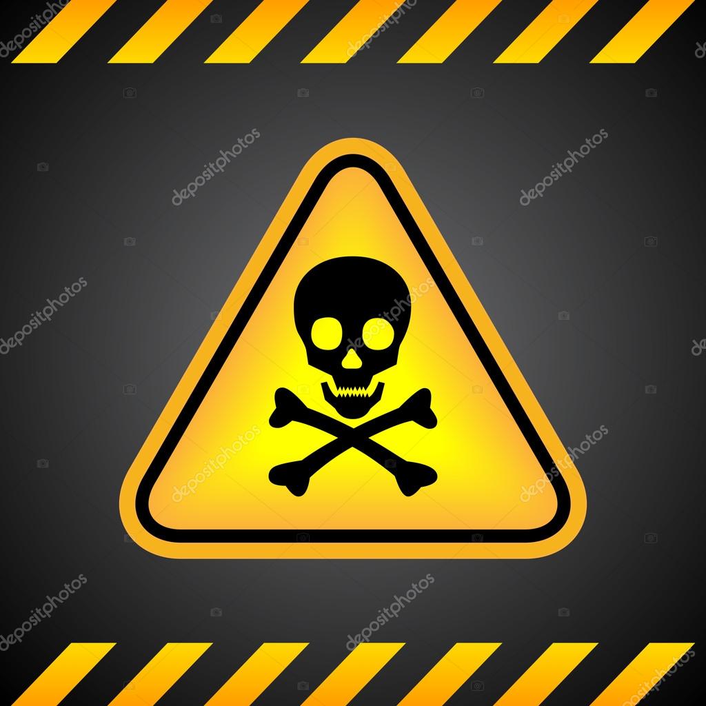 Danger skull sign Stock Vector by ©Arcady 51045621