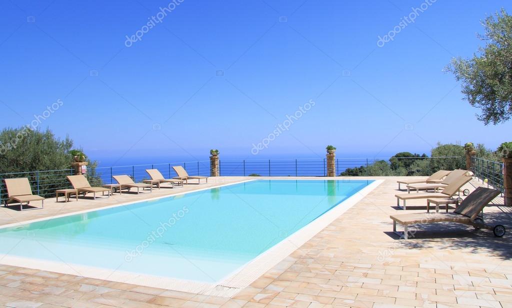 Swimming pool terrace Stock Photo by ©Captblack76 12046290