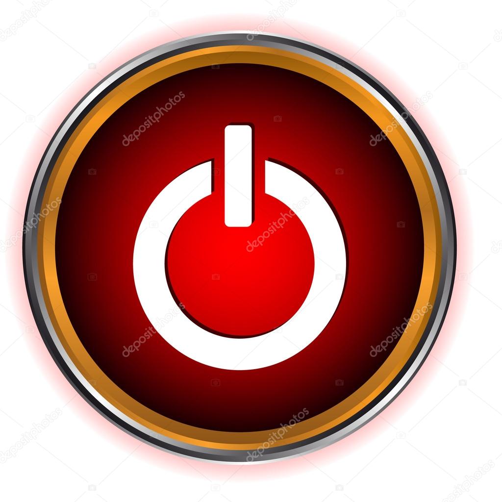 Power red circle logo ⬇ Vector Image by © ylivdesign | Vector Stock ...