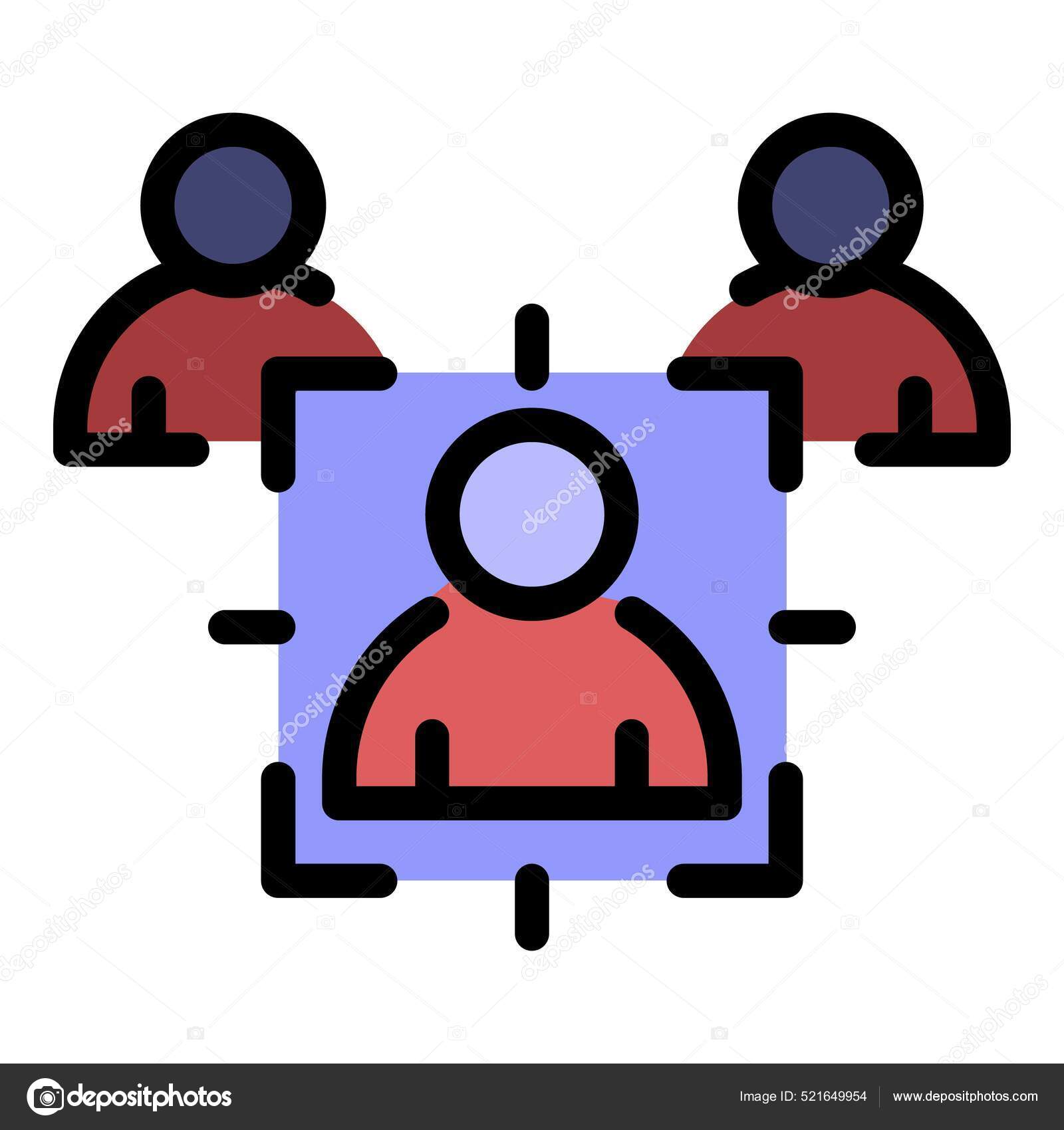 Man personal guard icon color outline vector Stock Vector Image by ...