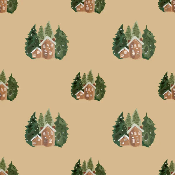 100,000 Christmas cabin Vector Images | Depositphotos