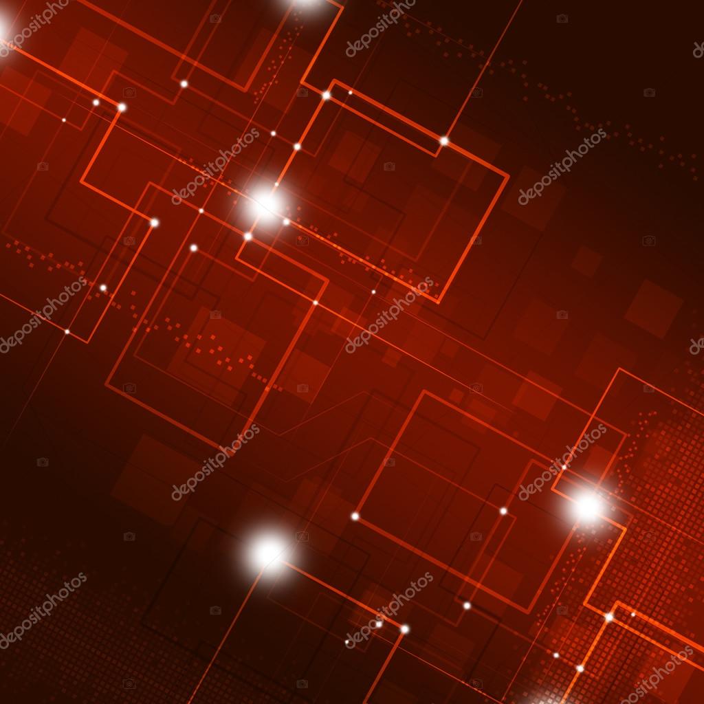 Red Technology Background Stock Photo by ©alexaldo 45071997