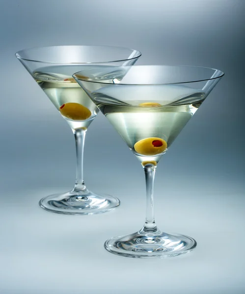 Martini Glass With Olive — Stock Vector © Yukitama 6478557