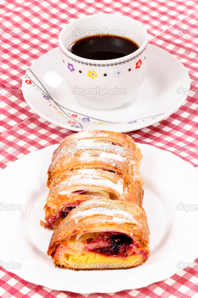 Strudla with vanilla Stock Photo by ©uroszunic 12654101