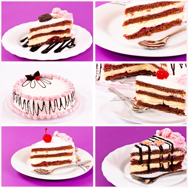 Cake collage Stock Photos, Royalty Free Cake collage Images | Depositphotos