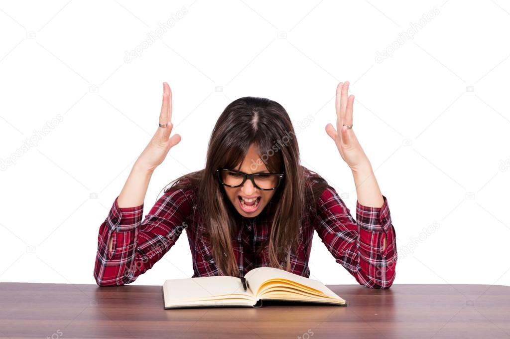Angry student Stock Photo by ©uroszunic 31663503