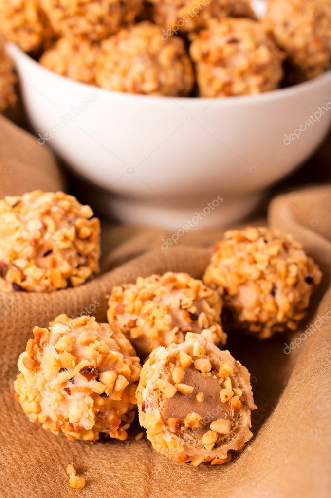 Sweet nuts praline Stock Photo by ©uroszunic 33064797