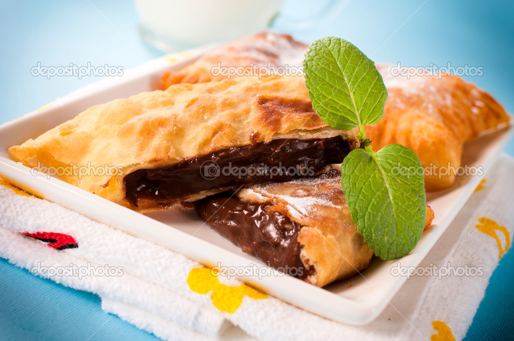 Nuts cream in pastry Stock Photo by ©uroszunic 39659461