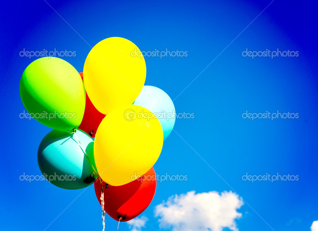 Colorful balloons Stock Photo by ©uroszunic 47648263