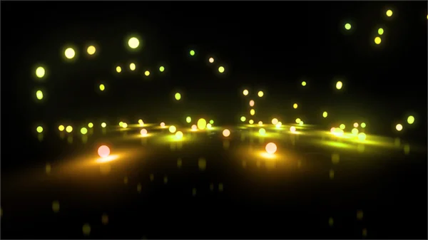 Yellow bouncing light balls background Stock Photo by ©realcg 10558553