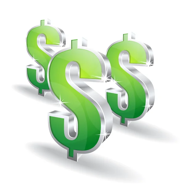 3d dollar sign Vector Art Stock Images | Depositphotos