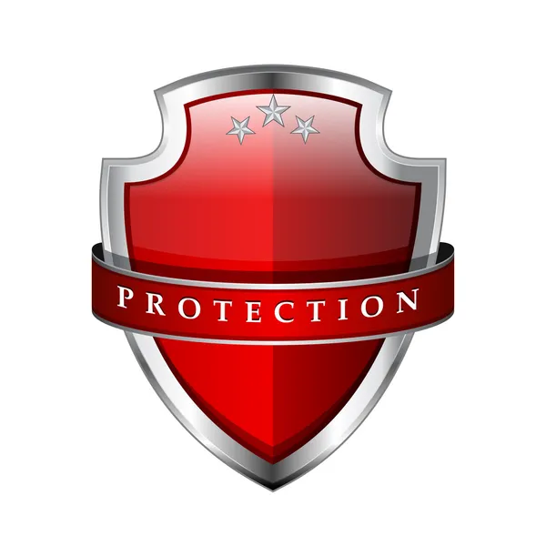Red shield. vector Stock Vector Image by ©pokomeda #27081439