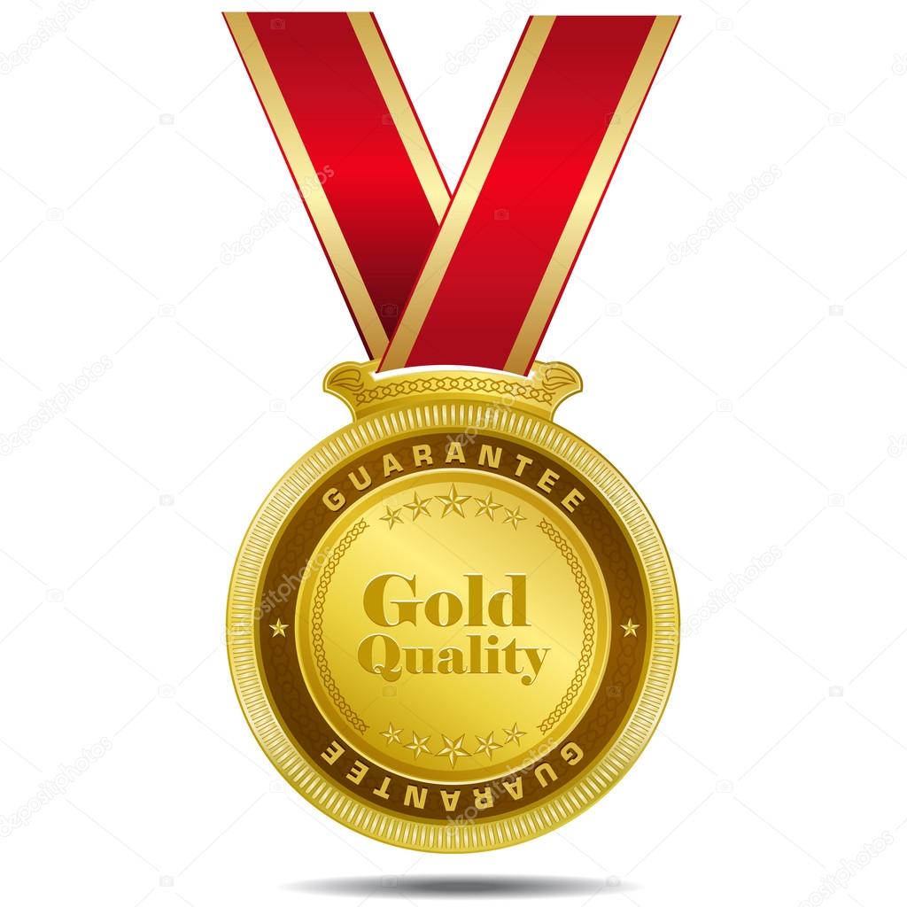 Gold Quality Gold Medal Stock Vector by ©rizwanali3d 38569615