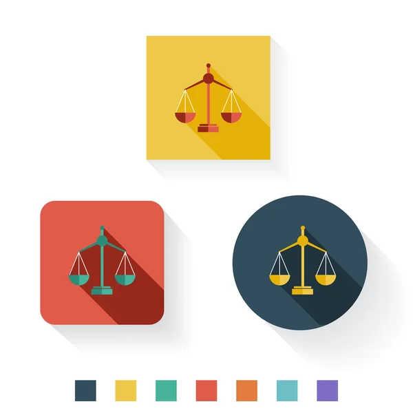 Weegschaal pictogram Stockvectors, rechtenvrije Weegschaal pictogram ...