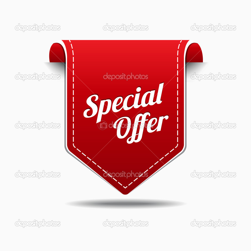 Special Offer Red Label Icon Vector Design Stock Vector by ©rizwanali3d ...