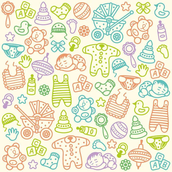 Baby pattern Vector Art Stock Images | Depositphotos