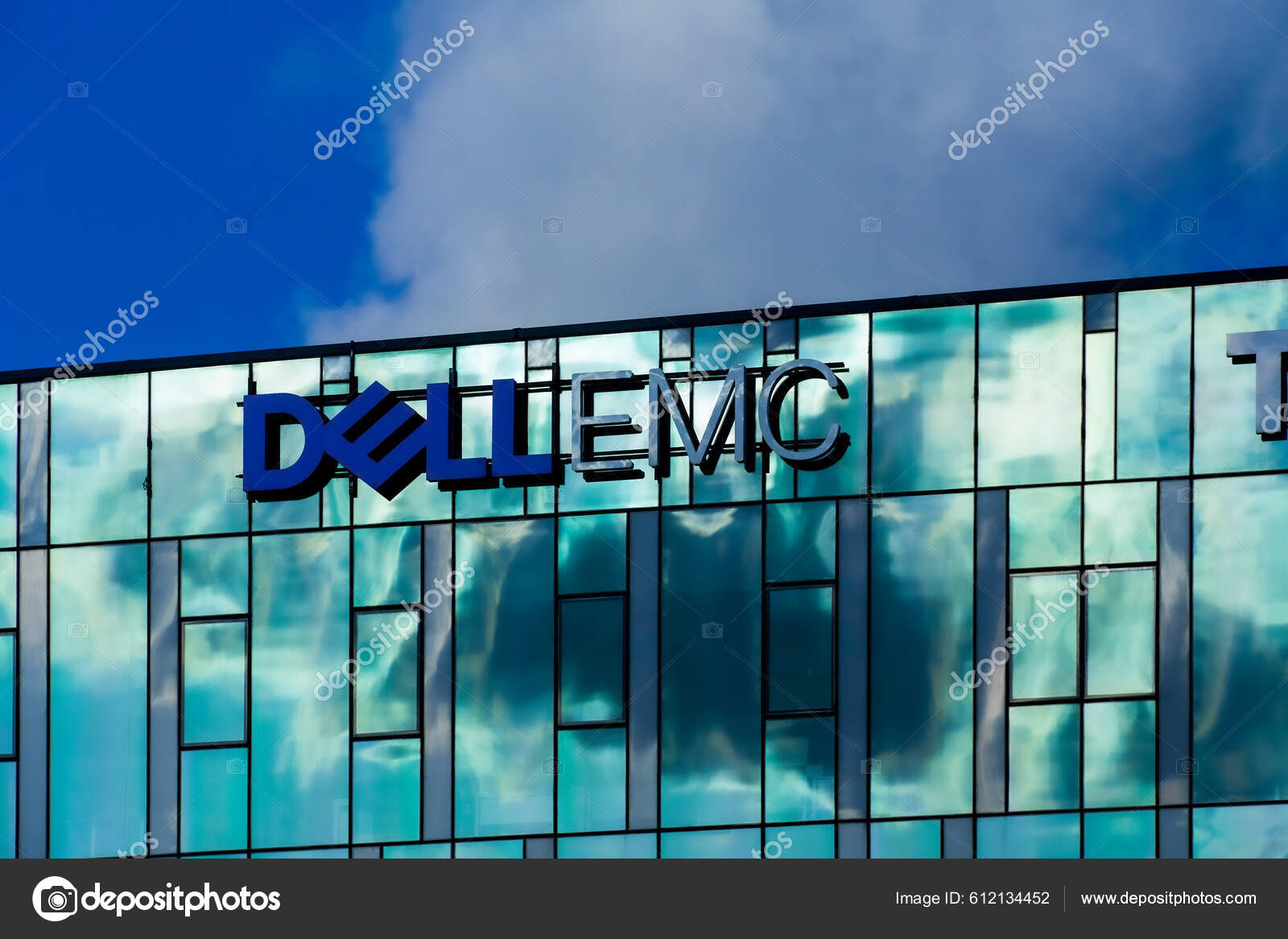 Haifa Israel Jule 2022 Letters Dell Emc Logotype Wall Office – Stock ...